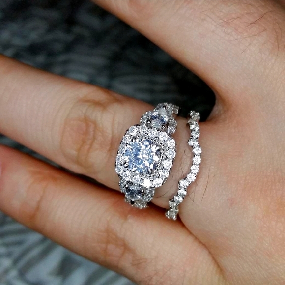 925 CZ | Jewelry | Over The Top Fabulous Crystal Encrusted 925 Silver ...